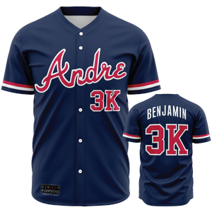 Andre 3K - Outkast Andre 3000 Atlanta Braves Parody - Baseball Jersey